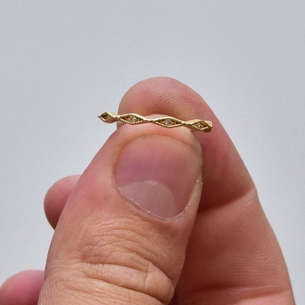 Dainty Gold Ring - Etsy