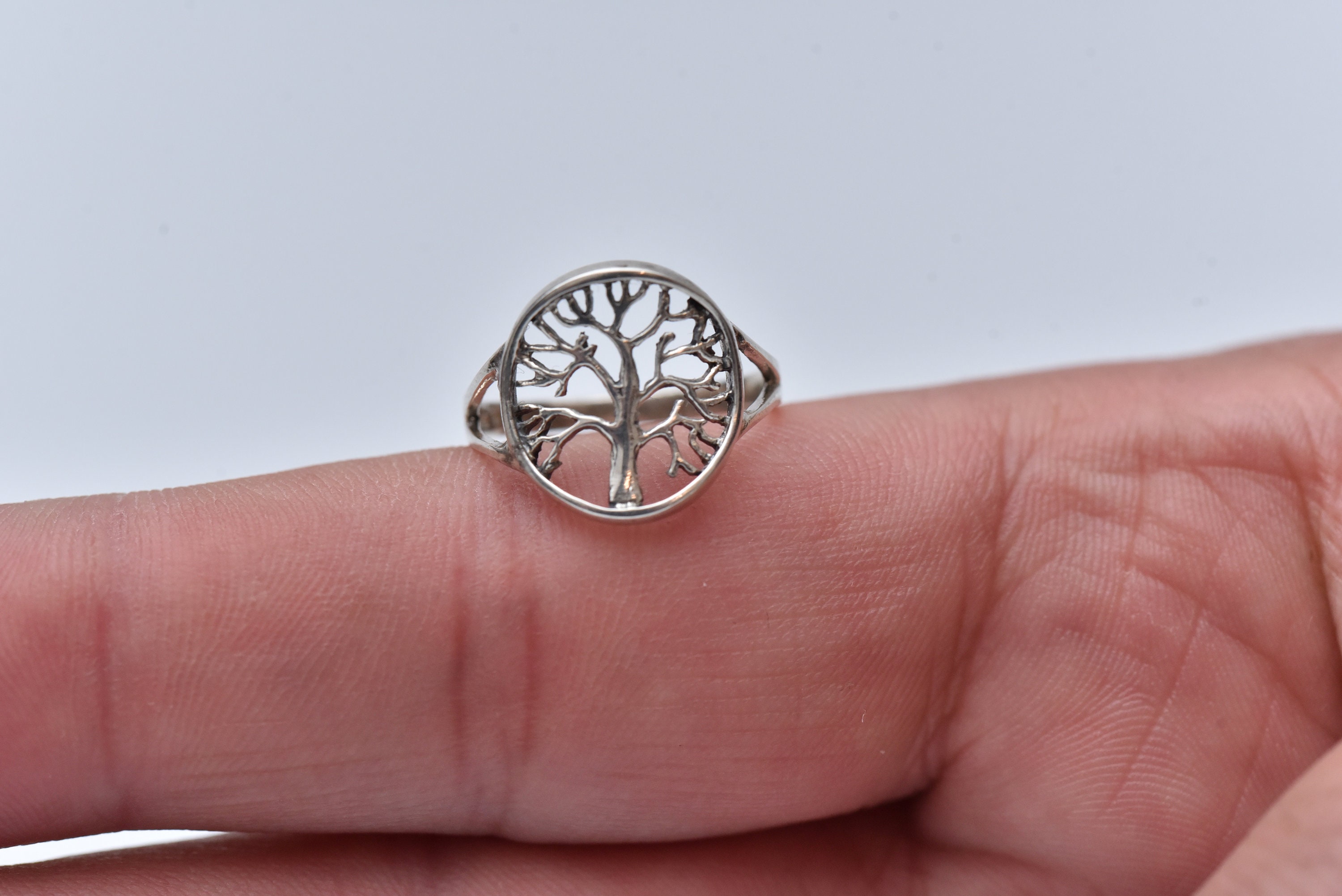 Tree of Life ring 925 silver ringTree RingDaily ring | Etsy