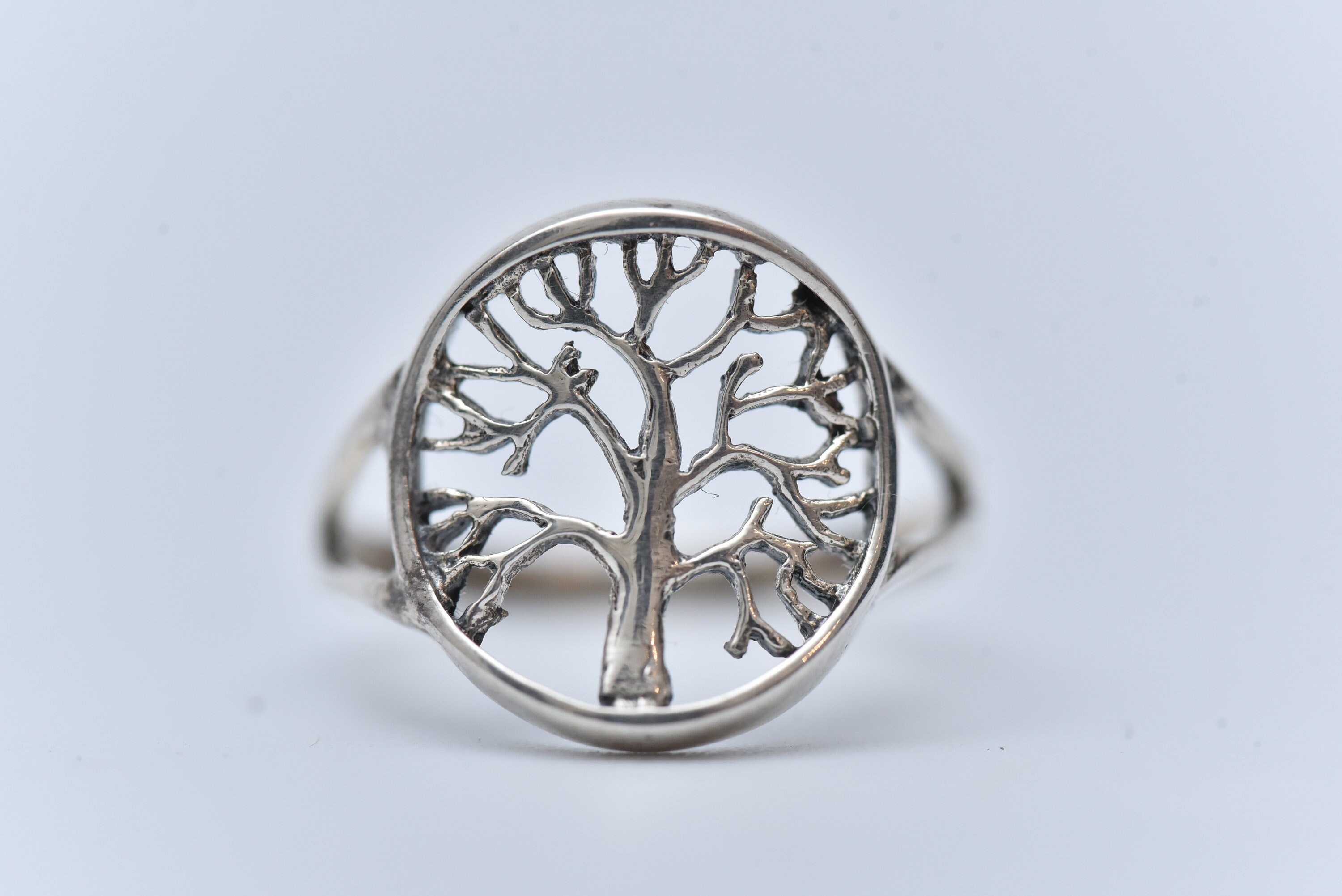 Tree of Life ring 925 silver ringTree RingDaily ring | Etsy