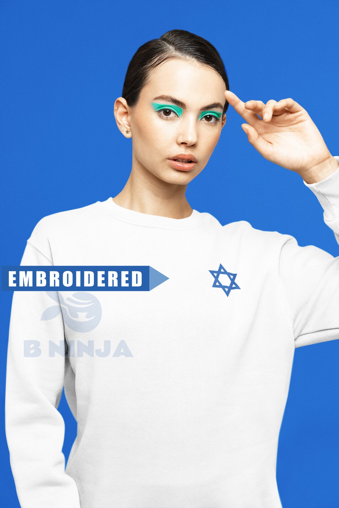 Israel Embroidered Sweatshirt,israel Sweater,israel Pullover,israel ...