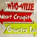 WHO-VILLE MOUNT Crumpit Grinch's Lair Wood Sign Grinch - Etsy