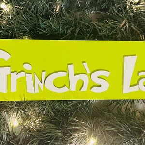 WHO-VILLE MOUNT Crumpit Grinch's Lair Wood Sign Grinch - Etsy