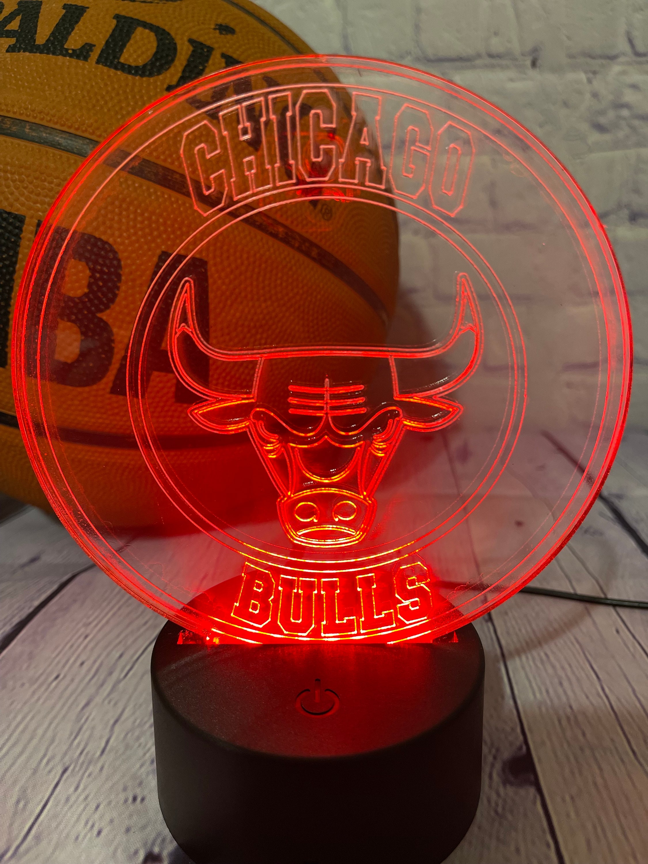 Chicago Bulls Logo 3d
