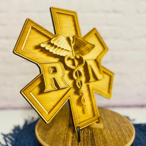RN Wood Engraved Sign RN Sign Nurse Wood Sign Medical Sign - Etsy