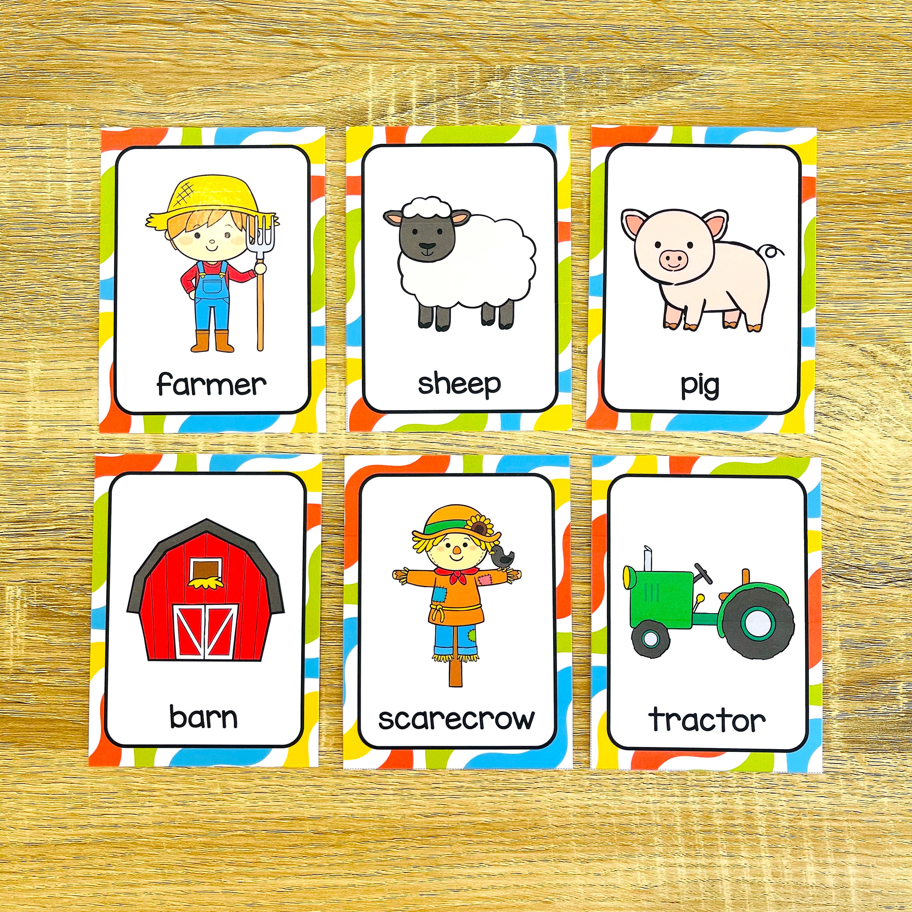VIPKID Props and Flashcards for Kids // Pets, Farm Animals and Ocean ...