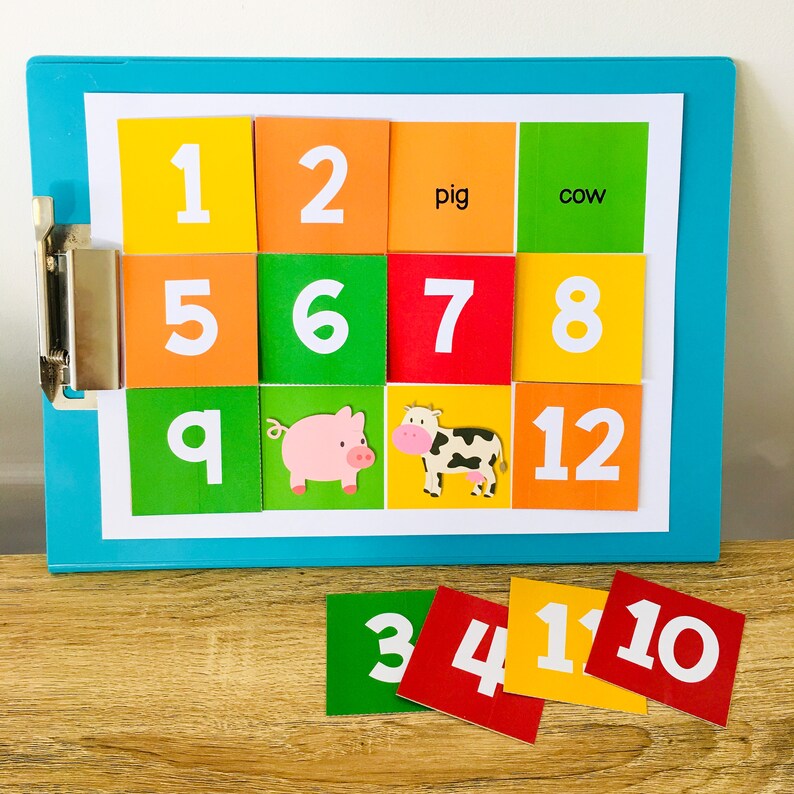 On the Farm Memory Game VIPKID Reward System Printable - Etsy