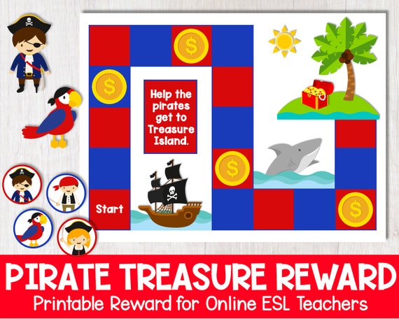 Pirate Treasure Reward System and Game for Online Teachers - Etsy