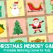 Christmas Memory Matching Game for Preschool, Toddlers and Kids ...