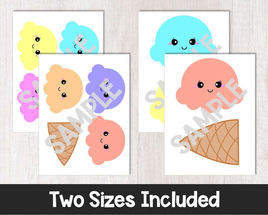 Printable Ice Cream Reward System for Online Teaching - Colorful Ice ...