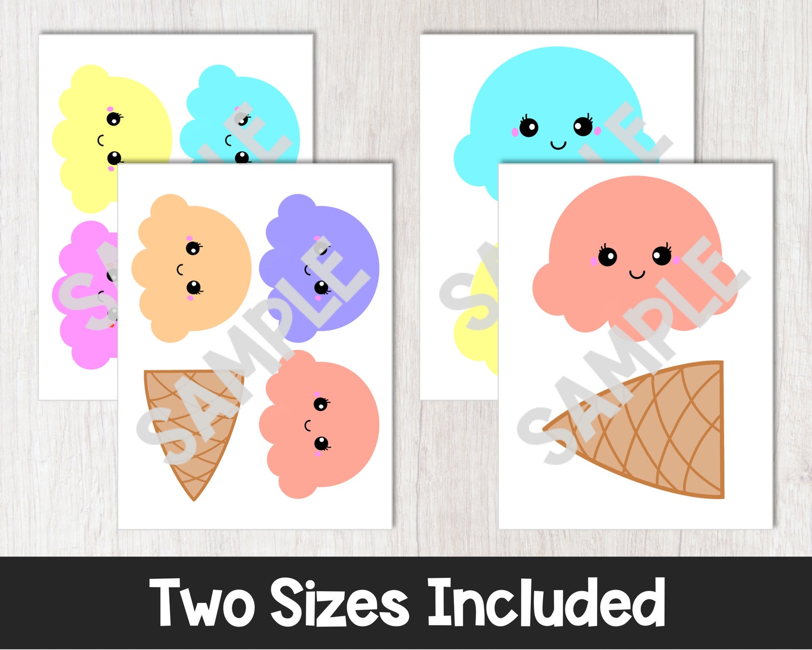 Printable Ice Cream Reward System for Online Teaching - Colorful Ice ...