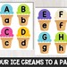 VIPKID Background Display + VIPKID Props | Alphabet Ice Creams - Bright ...