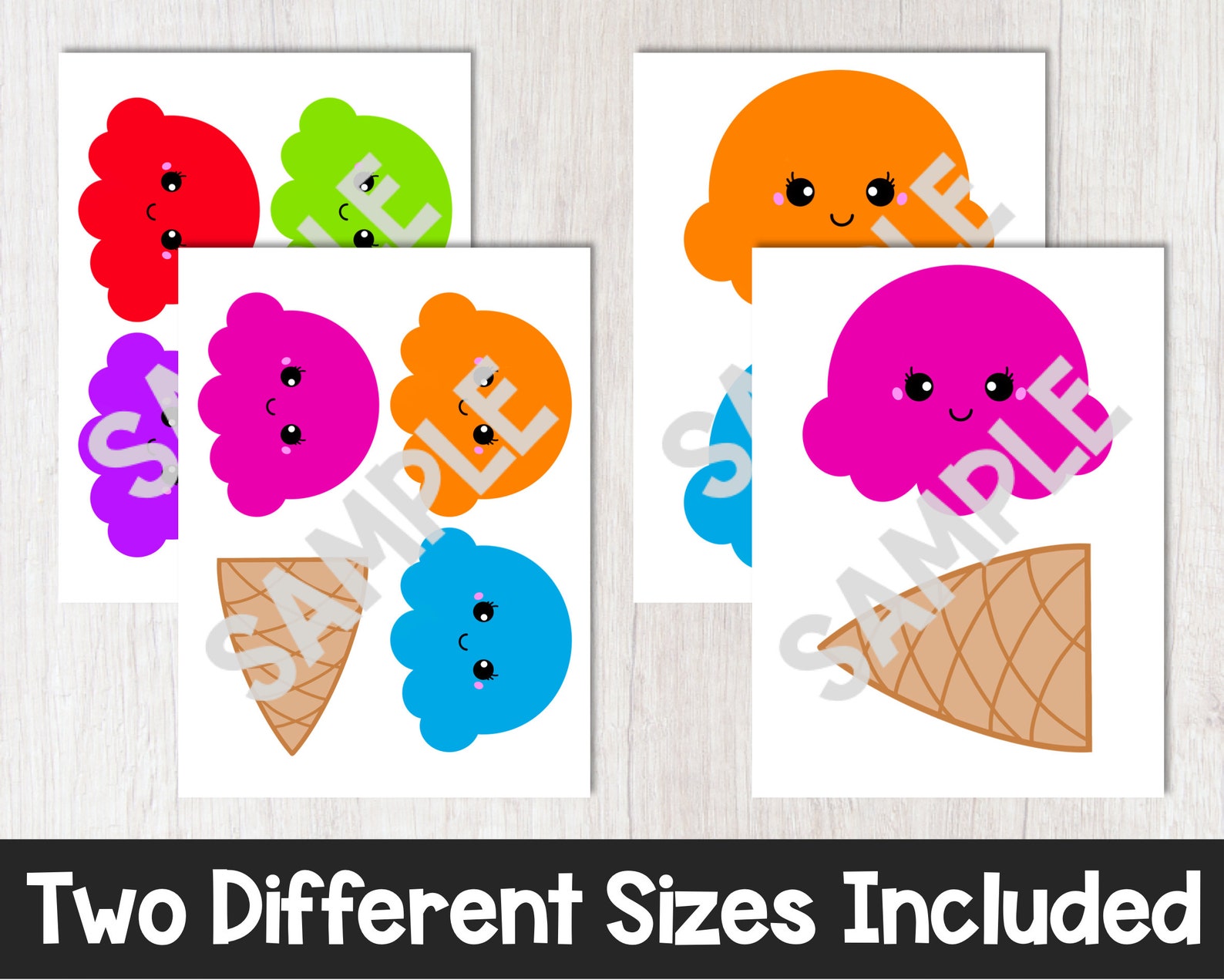 Printable Ice Cream Reward System for Online Teaching - Colorful Ice ...