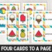 Summer Flashcards for Kids Printable Flashcards for Kindergarten ...