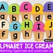 VIPKID Background Display + VIPKID Props | Alphabet Ice Creams - Bright ...