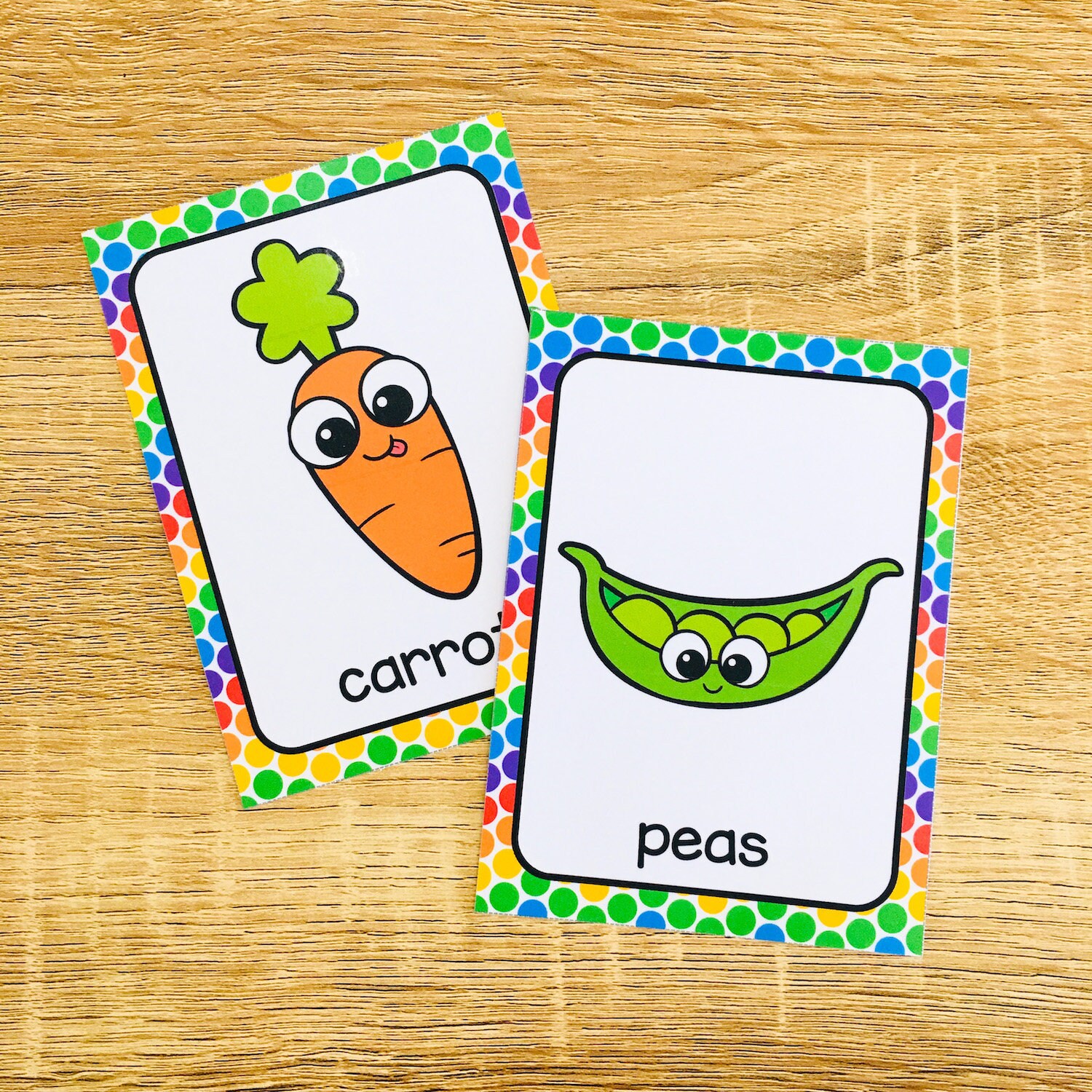 VIPKID Props and Flashcards for Kids // Fruits and Vegetables, Weather ...