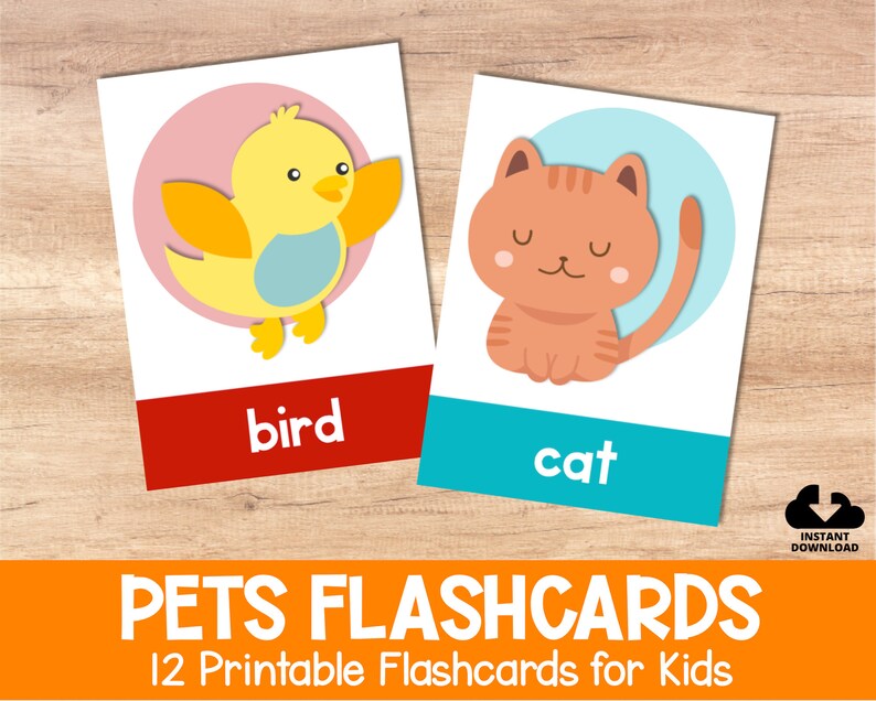 VIPKID Props and Flashcards for Kids // Pets, Farm Animals and Ocean ...