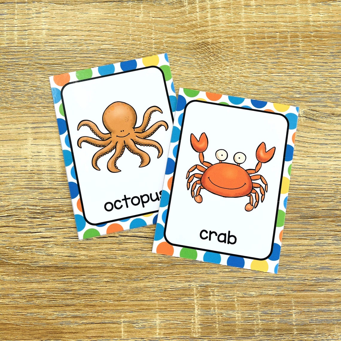 VIPKID Props and Flashcards for Kids // Pets, Farm Animals and Ocean ...