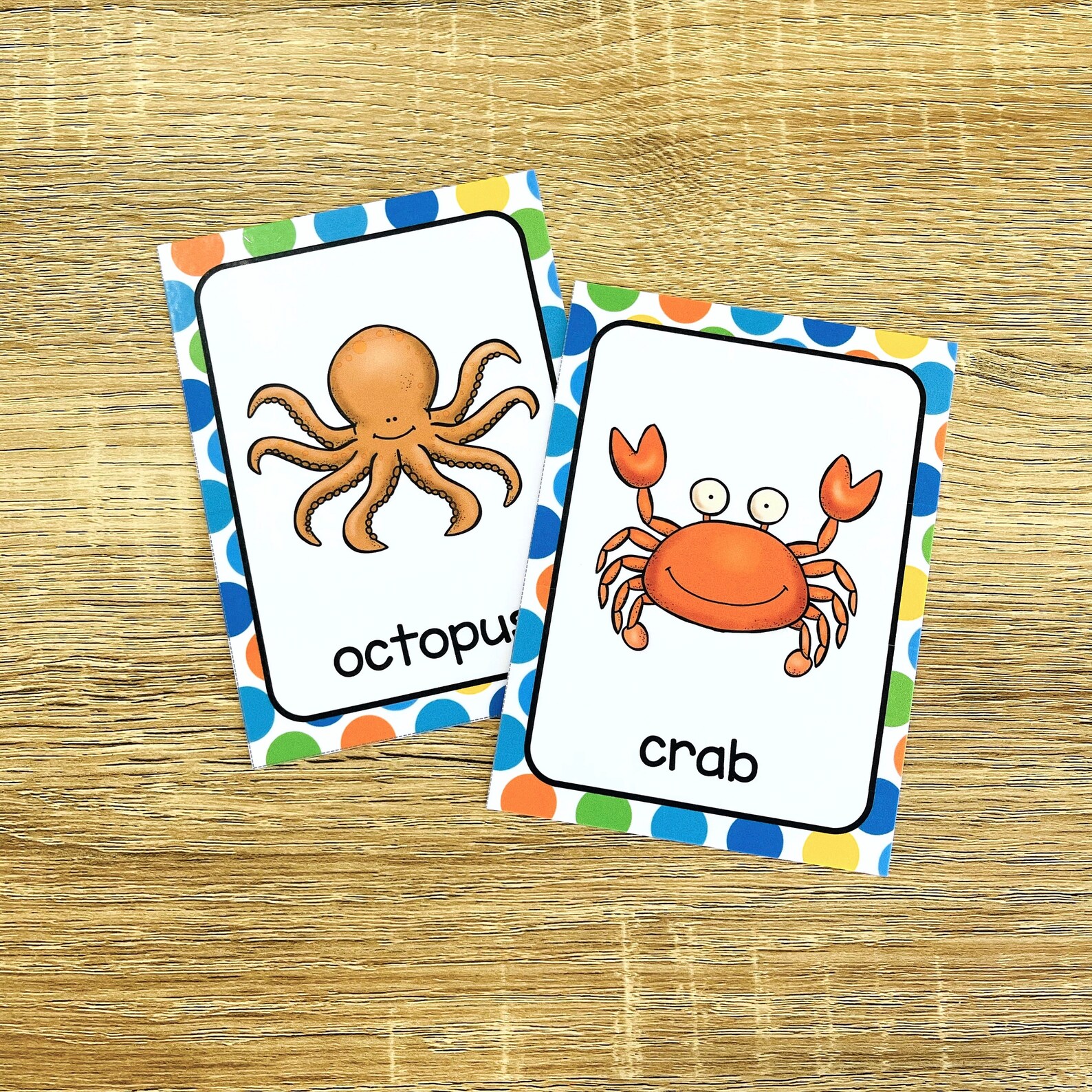 VIPKID Props and Flashcards for Kids // Pets, Farm Animals and Ocean ...