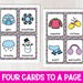 Winter Flashcards for Kids Printable Seasons Flashcards for ...