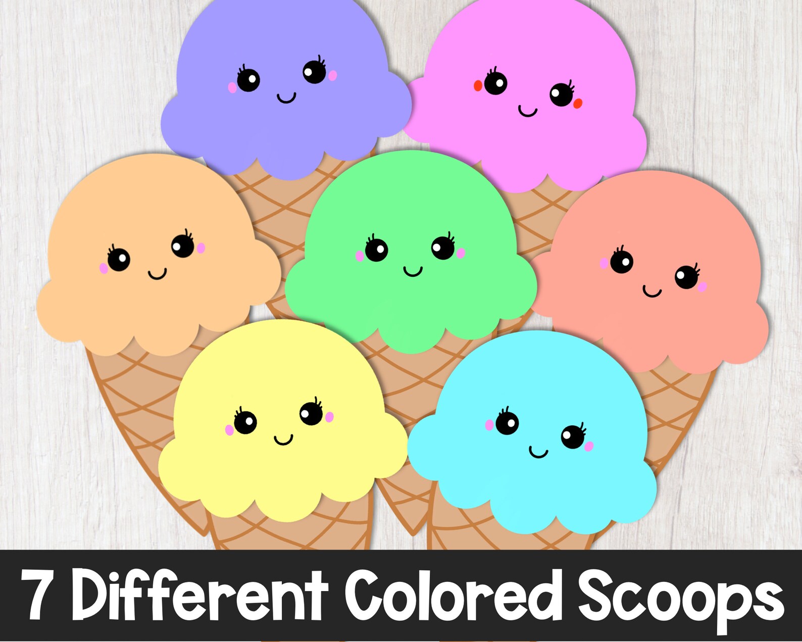 Printable Ice Cream Reward System for Online Teaching - Colorful Ice ...