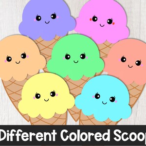 Printable Ice Cream Reward System for Online Teaching - Colorful Ice ...