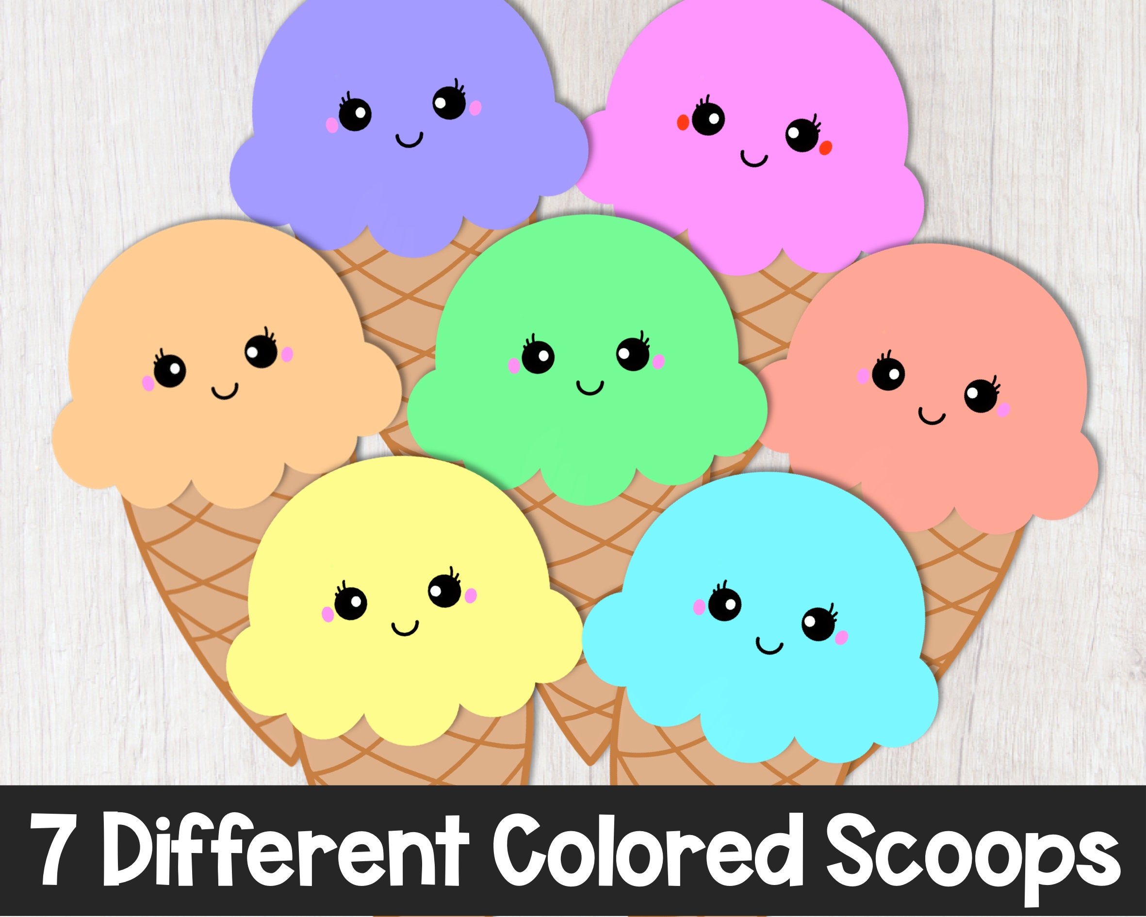 Printable Ice Cream Reward System for Online Teaching - Colorful Ice ...
