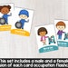 Jobs Flashcards for Kids // Printable Occupations Flashcards Great for ...