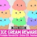 Printable Ice Cream Reward System for Online Teaching - Colorful Ice ...