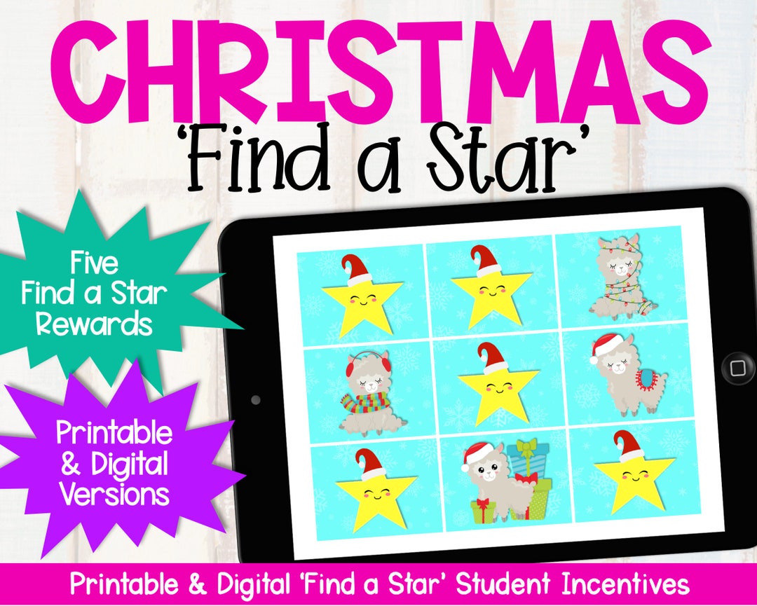 VIPKID Christmas Rewards and Props Christmas Find a Star Student ...
