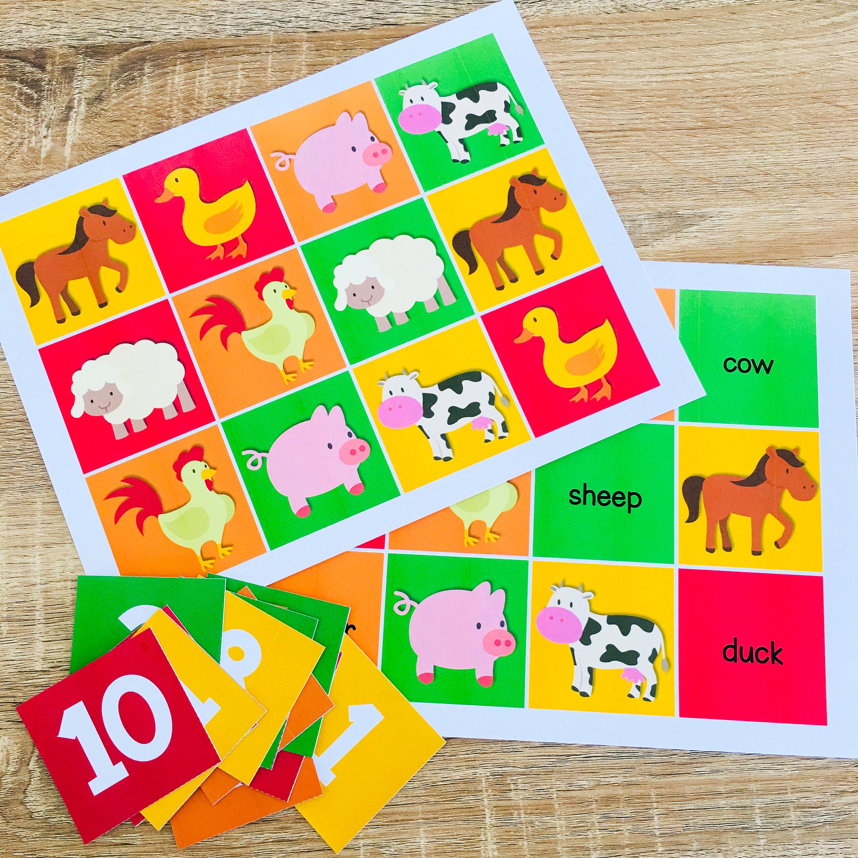 On the Farm Memory Game | VIPKID Reward System | Printable Rewards for ...