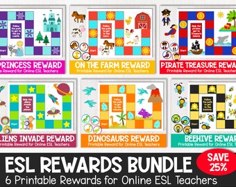 Esl Reward Printable - Etsy
