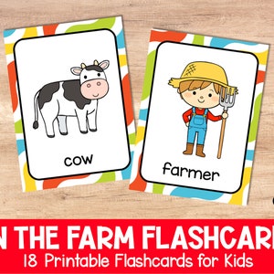 VIPKID Props and Flashcards for Kids // Pets, Farm Animals and Ocean ...
