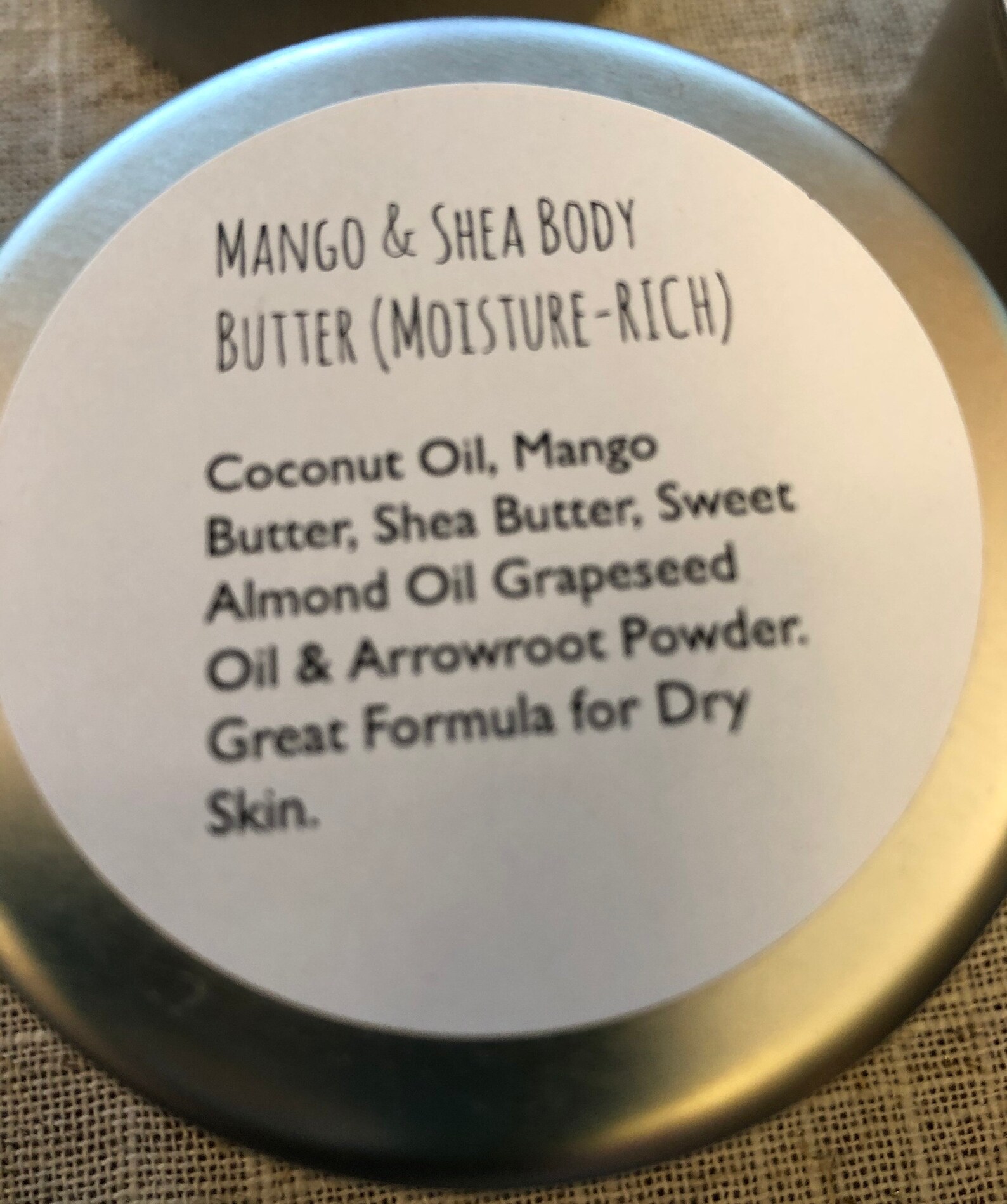 Mango & Shea Body Butter-moisture-rich Body Butter-great | Etsy