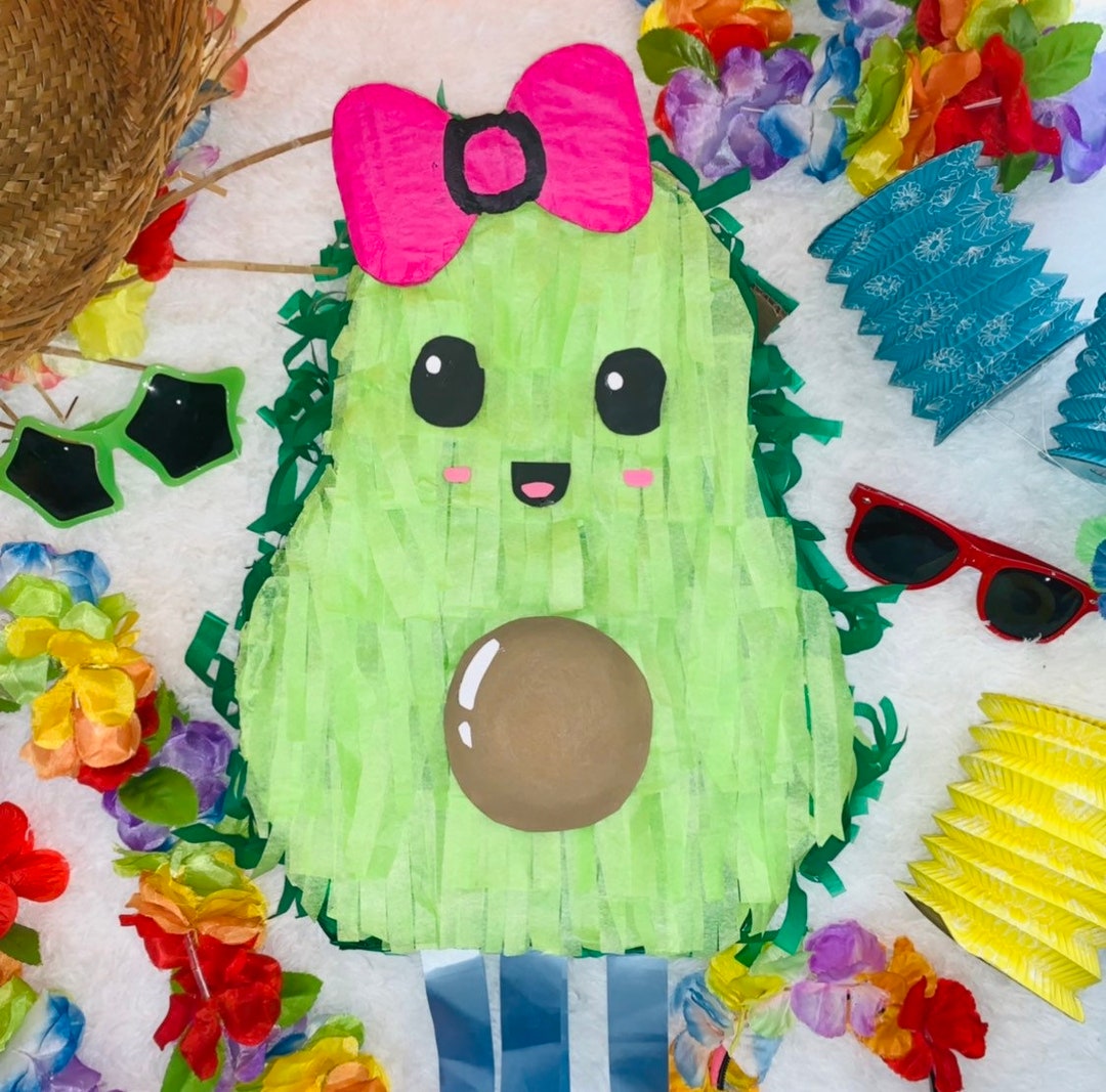 Avocado Pinata, Piñata, Cinco De Mayo, Taco Party Decoration, Birthday ...