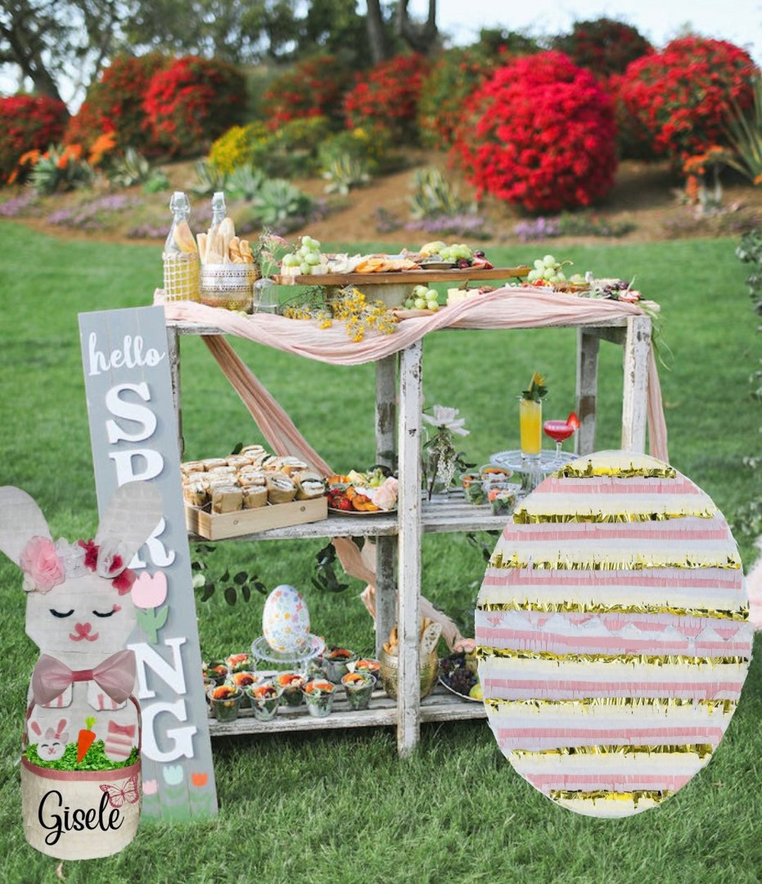 Easter Egg Pinata, Spring, Easter Decorations, Easter Egg Hunt, Easter ...
