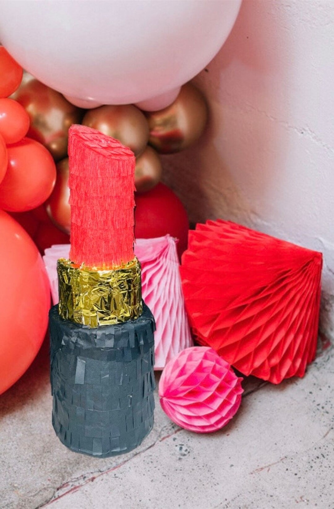 Lipstick Pinata, Galentines Day, Valentines Day, Pool Party, Spa Party ...