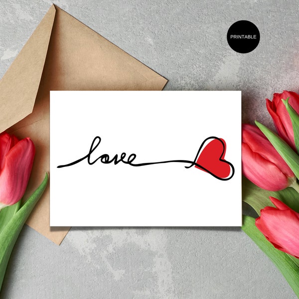 Love Postcard - Etsy