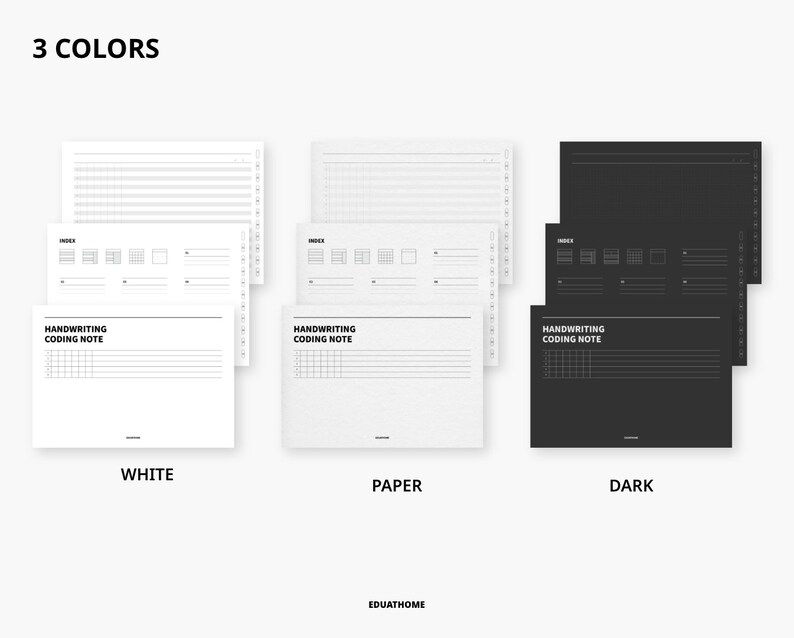 PROGAMMING CODING NOTEBOOK, Goodnotes Templates, Programming Practice ...