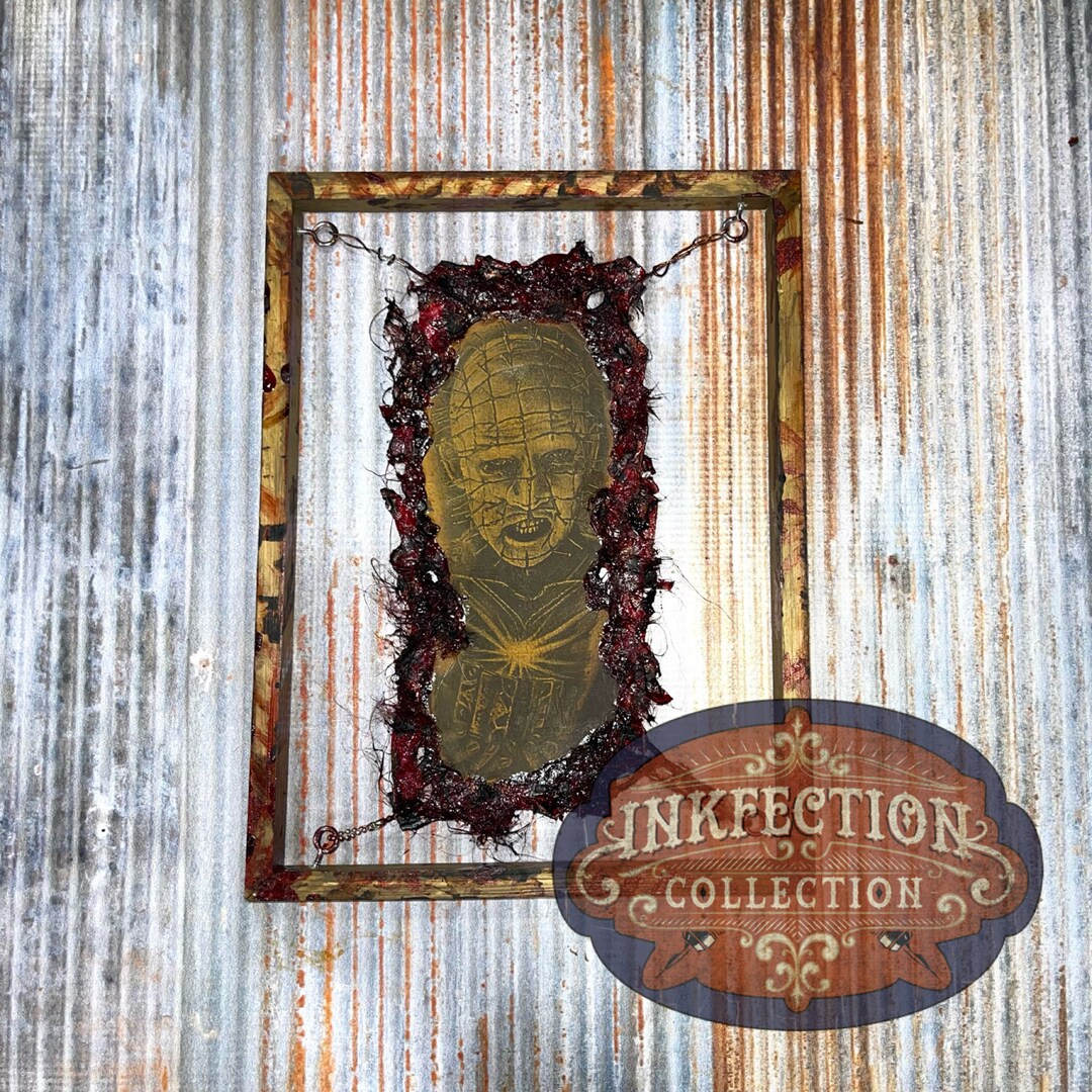 Hellraiser - Pinhead - Cenobite - Framed Inkfection Tattoo Art - Horror ...