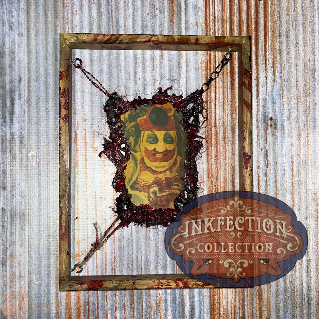Pogo the Clown - Gacy- Serial Killer- Framed Inkfection Tattoo Art ...
