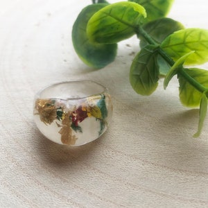 Resin Dome Ring - Etsy