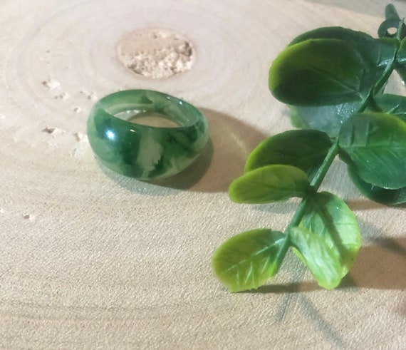 Resin Dome Ring | Etsy