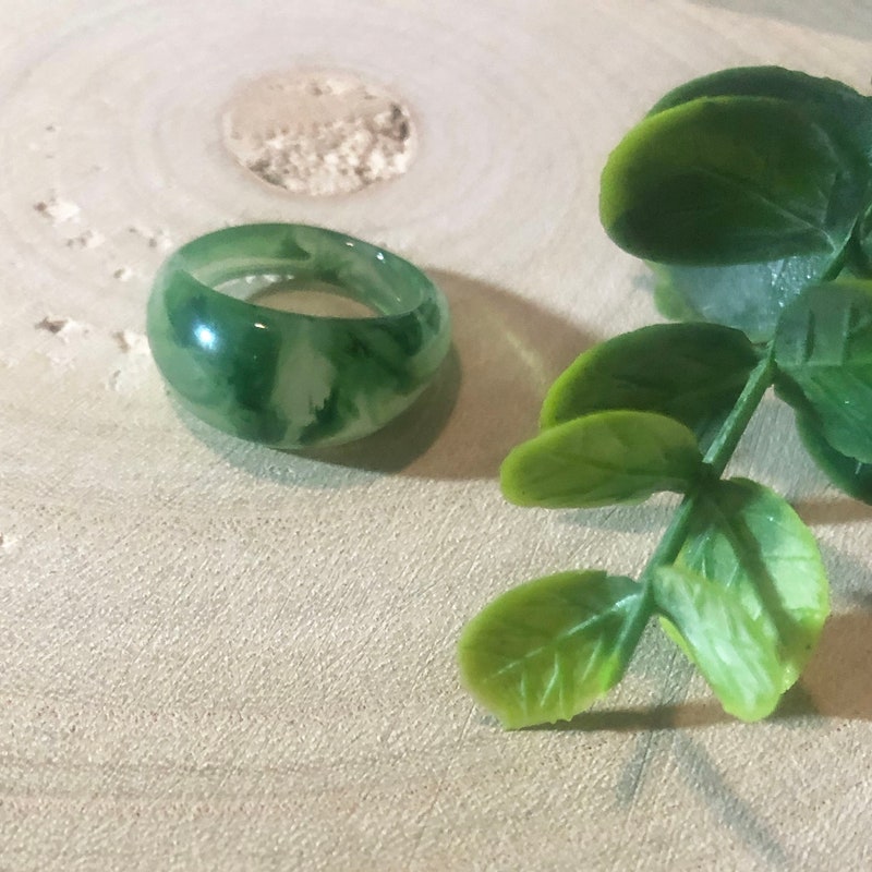 Clear Resin Ring - Etsy