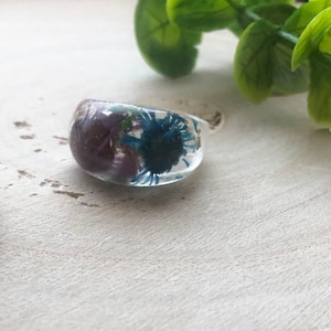 Resin Dome Ring - Etsy