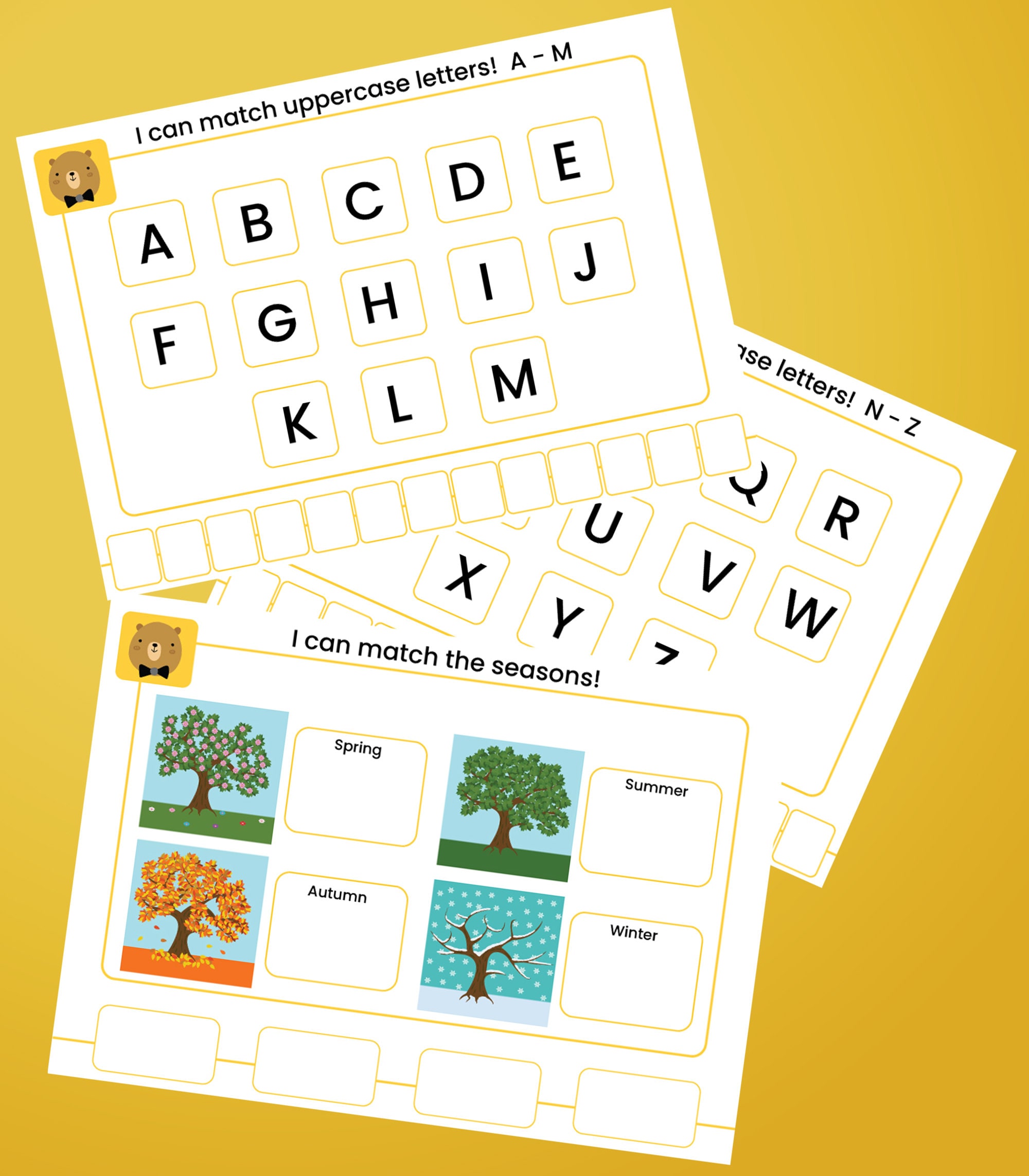 EYFS Activity Worksheets for 2 - 5 Years, 12 Sheets, Home Tutoring ...