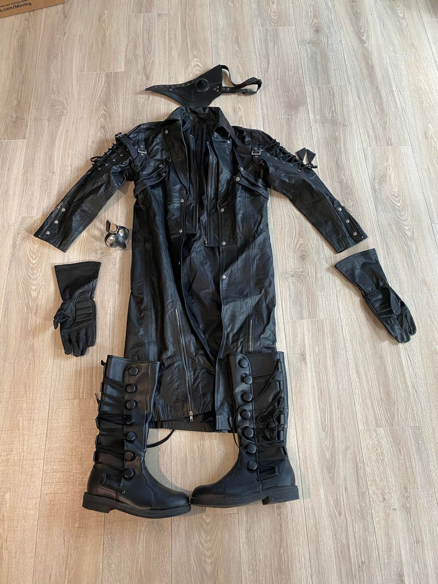 Mens Leather Plague Doctor Costume - Etsy