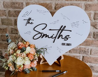 Heart Wedding Sign | Etsy
