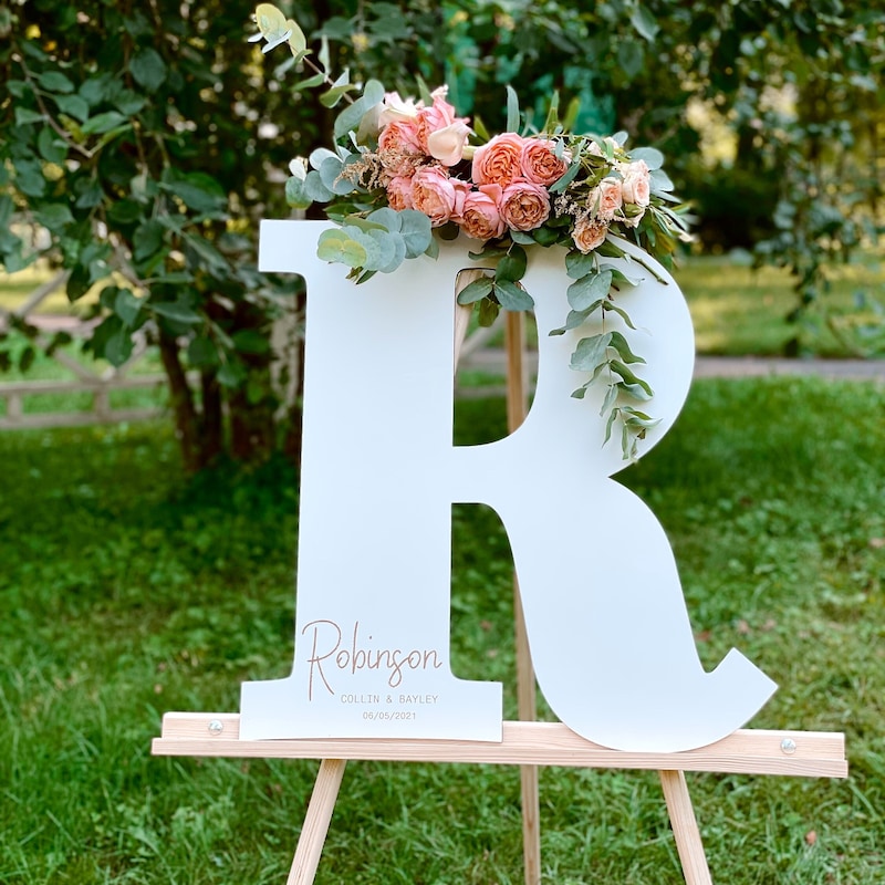 Rustic Letter - Etsy