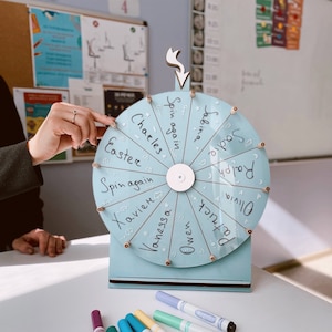 Personalized Game Party, Wooden Spin the Wheel, Fun Family Activity ...