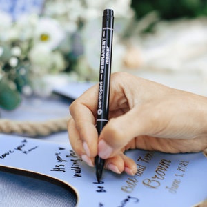 Seaside Guest Book Alternative, Beach Wedding Decor, Personalized ...